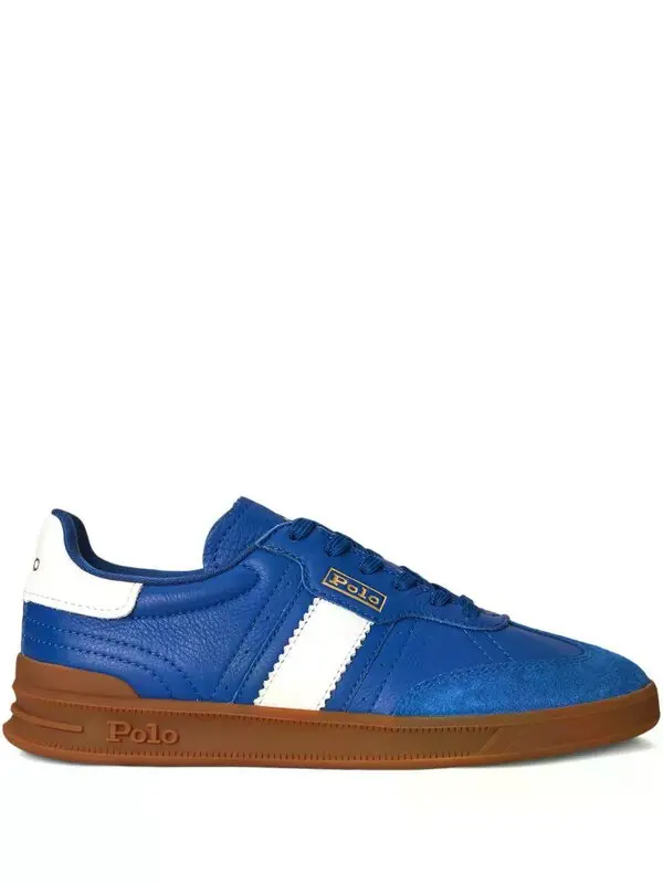 Polo Ralph Lauren Heritage Era Suede Leather Sneakers - Blue