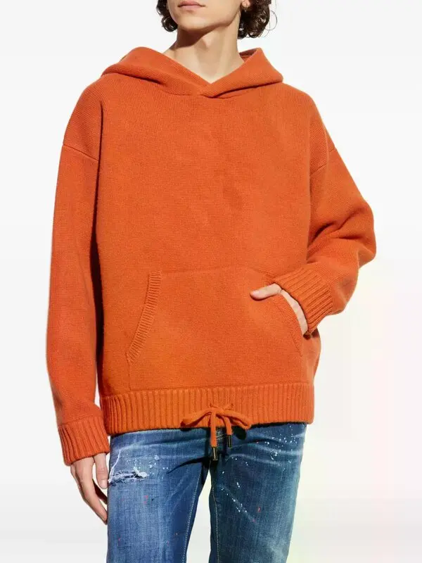 Dsquared2 Kangaroo Pocket Knitted Hoodie