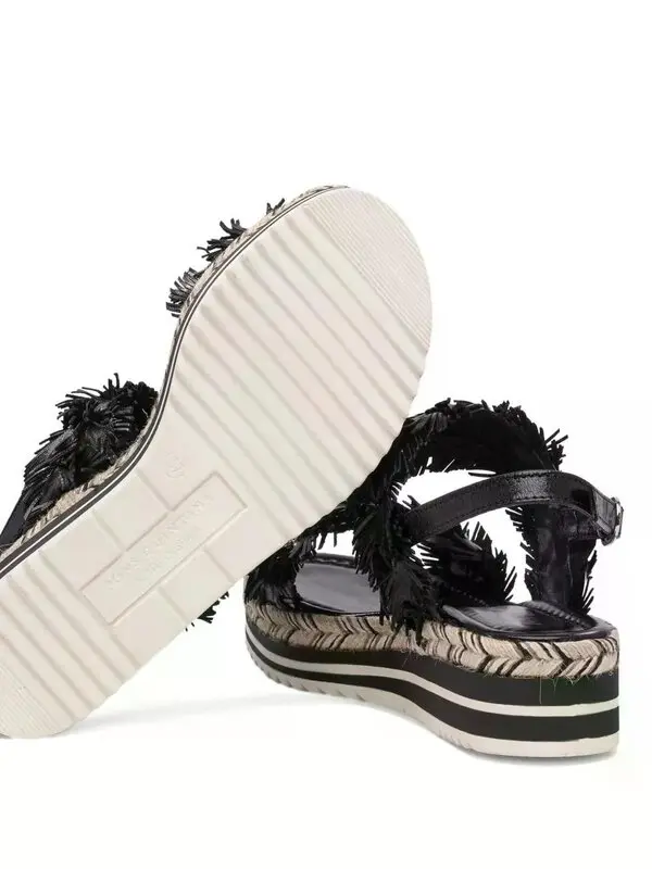 TONI PONS Fringed Platform Sandals