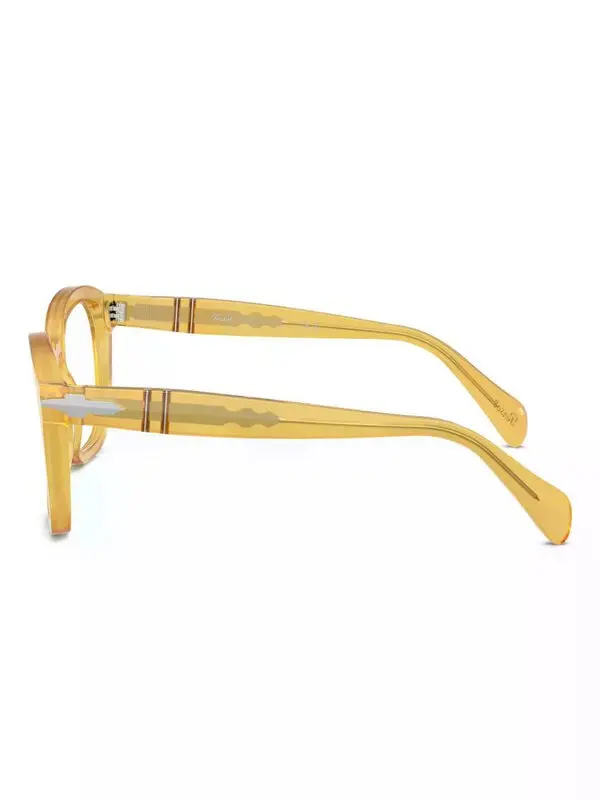 Persol Square Frame Eyeglasses - Yellow