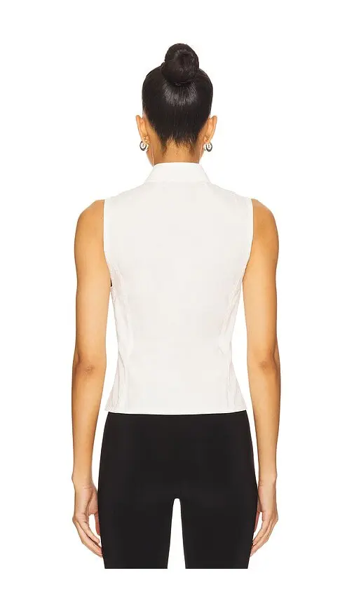 EAVES Aven Vest Top - White