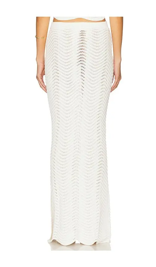 CIN CIN Soda Knit Maxi Skirt - White