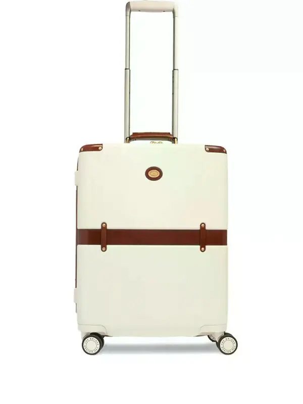THE BRIDGE Leather Trimmed Trolley Bag - Neutrals