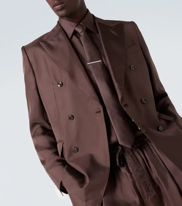 Dolce & Gabbana Silk Twill Tie - Brown