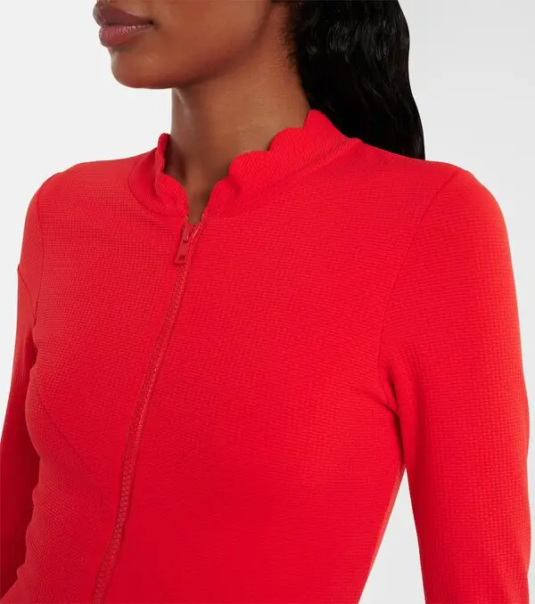 Marysia North Sea Scalloped Rashguard - Red