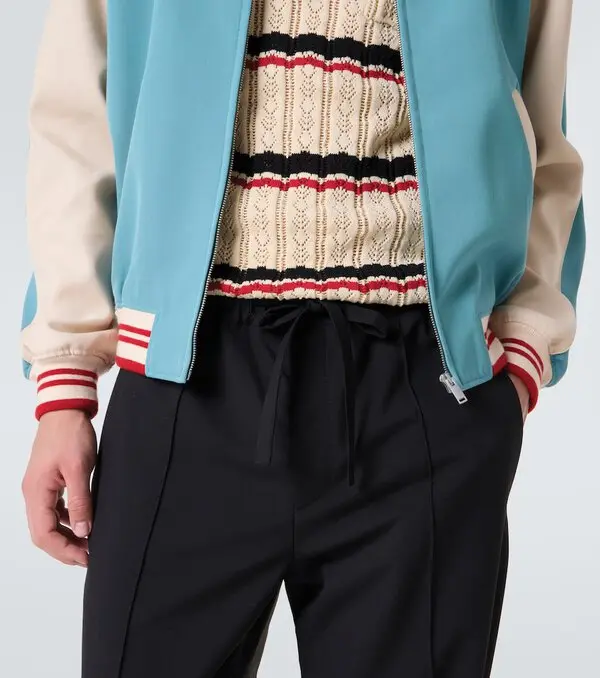 Valentino Garavani Virgin Wool Straight Leg Pants