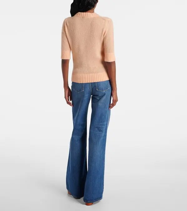 Chloé Logo Alpaca And Silk Sweater