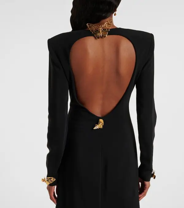 Oscar De La Renta Open-back Gown
