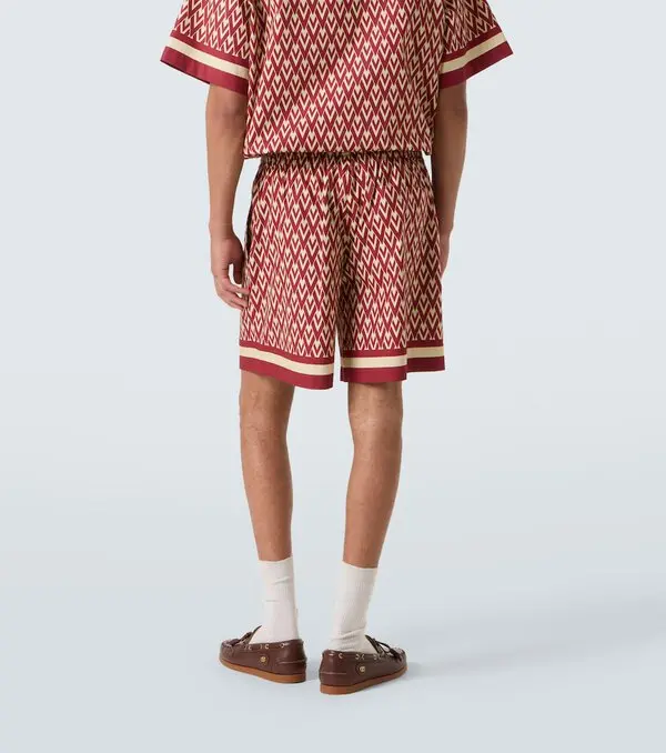 Valentino Garavani Cotton Poplin Bermuda Shorts