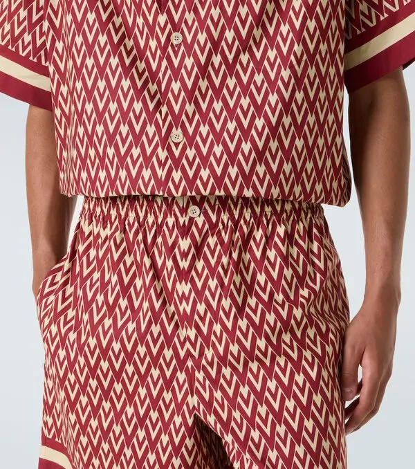 Valentino Garavani Cotton Poplin Bermuda Shorts