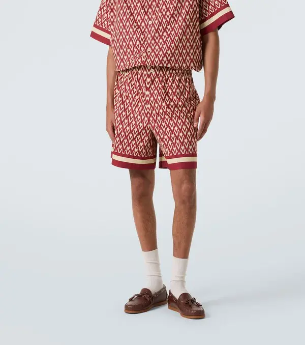 Valentino Garavani Cotton Poplin Bermuda Shorts