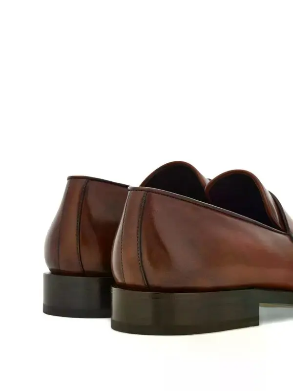 FERRAGAMO Tramezza Penny Loafers