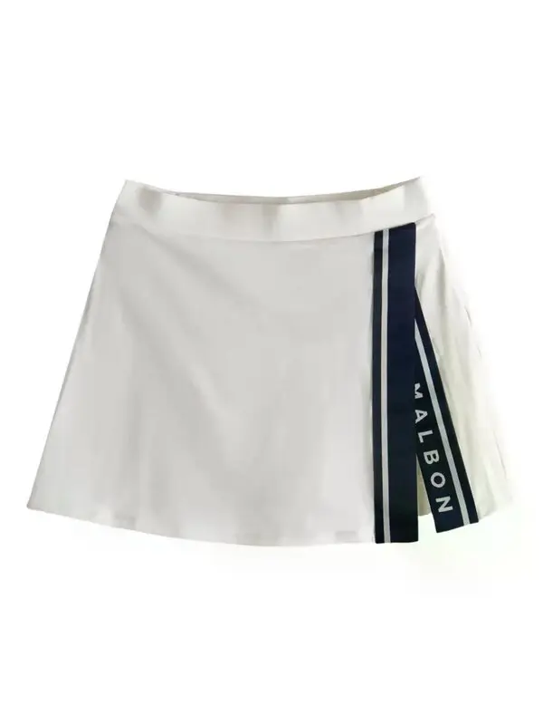 MALBON Baseline Tennis Skirt - White