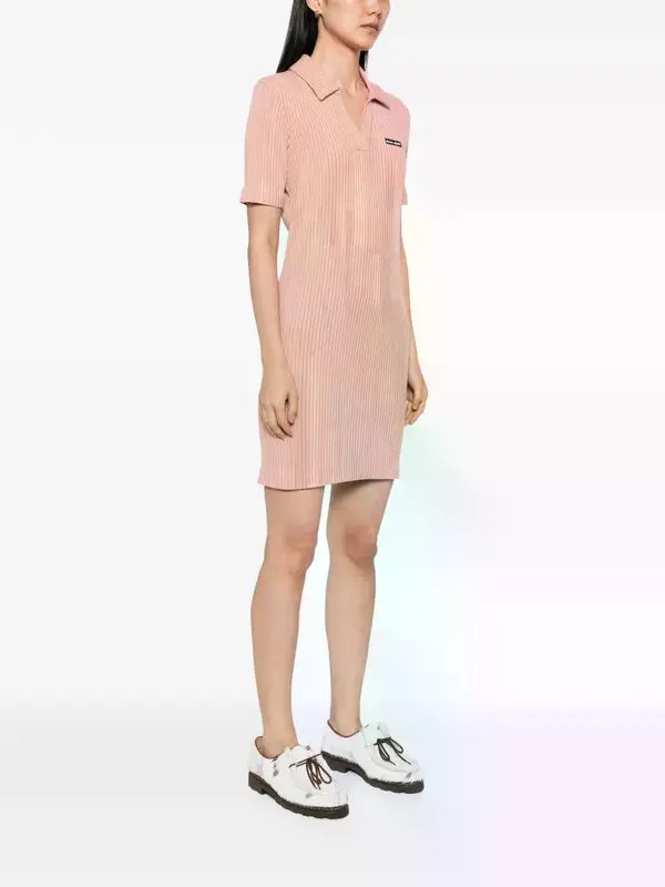 Maison Kitsuné Ribbed Polo Dress