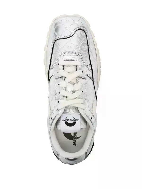 MARINE SERRE Ms Rise Laminated Sneakers