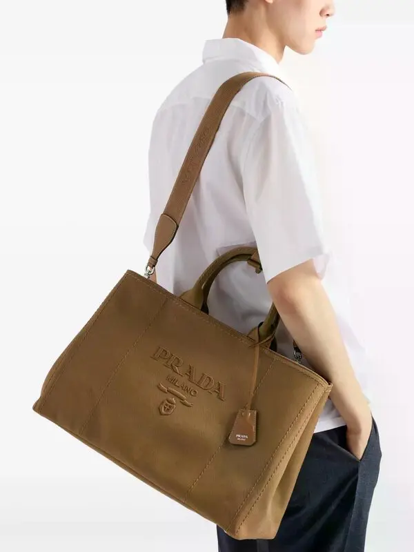 Prada Extra-large Jardinière Tote Bag - Brown