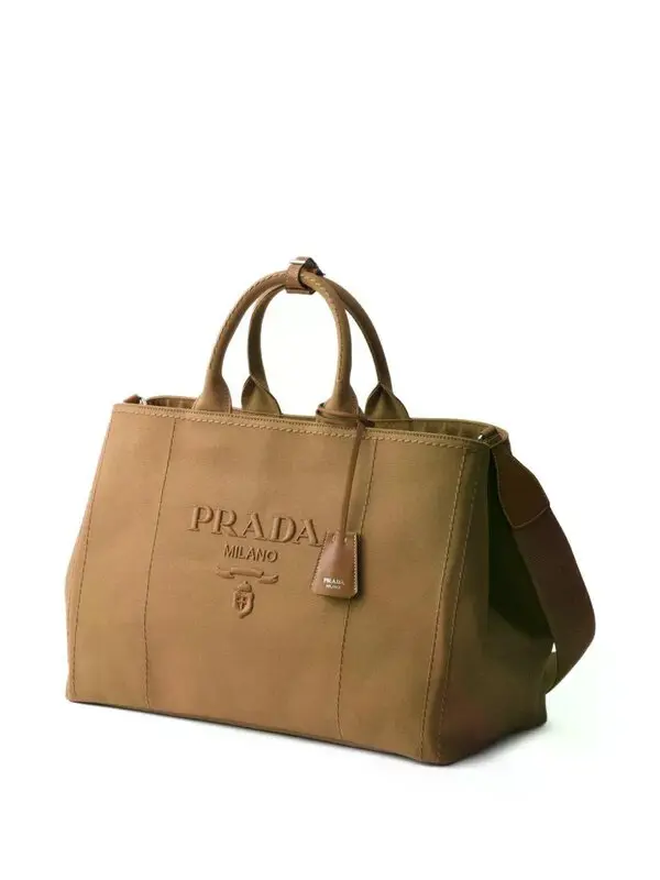 Prada Extra-large Jardinière Tote Bag - Brown