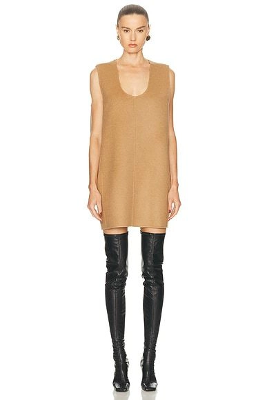 Khaite Nyona Heavyweight Melton Dress