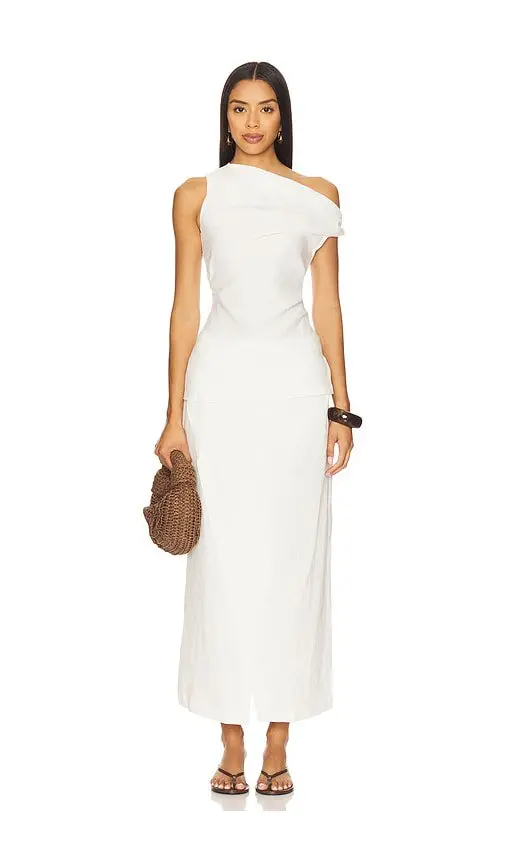 Faithfull The Brand Suis Linen Top - White