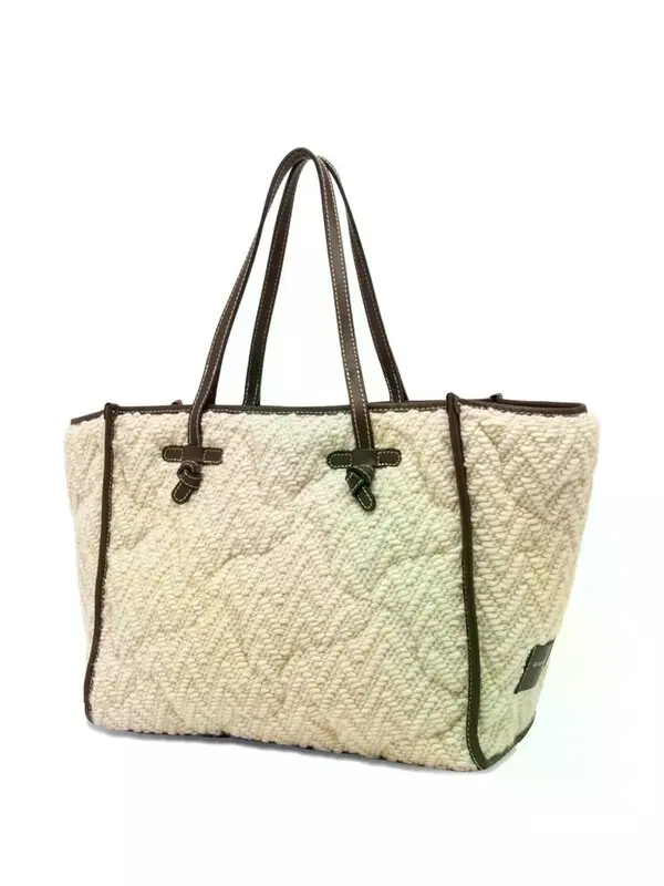 GIANNI CHIARINI Chevron Quilted Tote Bag