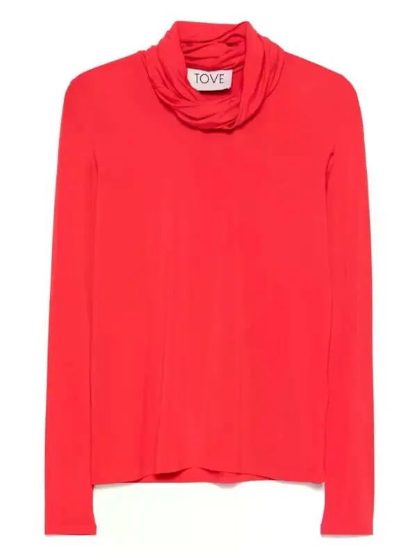 Tove Lisette Roll Neck Long Sleeve Top