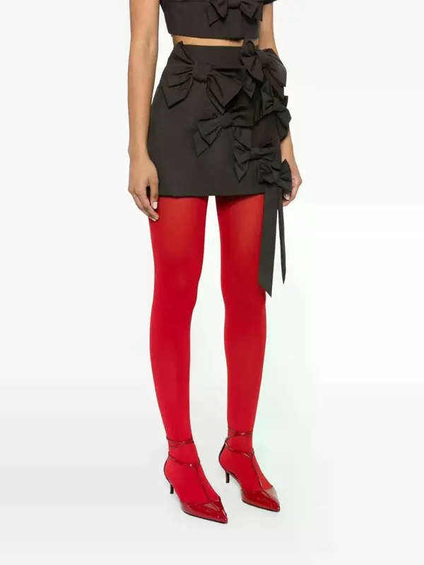 Viktor & Rolf Bow Bouquet Mini Skirt - Brown