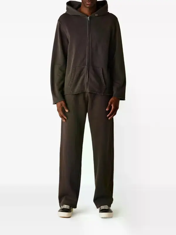 LES TIEN Elastic-waistband Track Pants - Brown