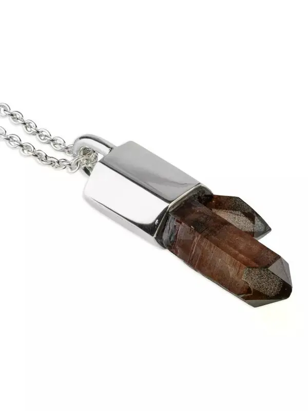 PARTS OF FOUR Iron Quartz Necklace - Silver