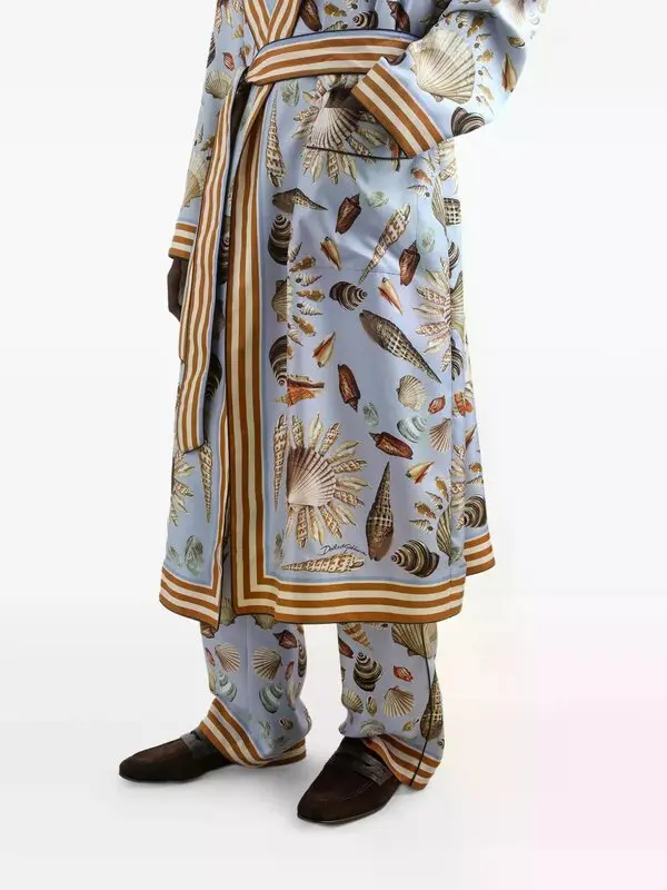 Dolce & Gabbana Shell-patterned Robe