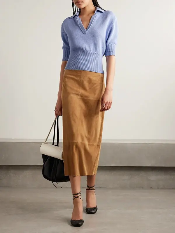 Proenza Schouler Reeve Cotton-blend Polo Sweater