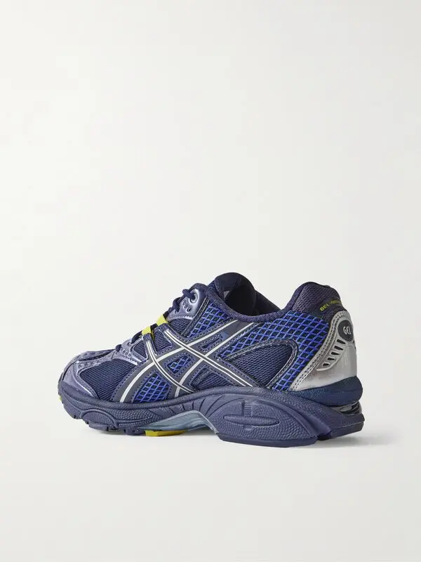 Asics Gel-nimbus 10.1 Metallic Rubber-trimmed Mesh Sneakers - Blue
