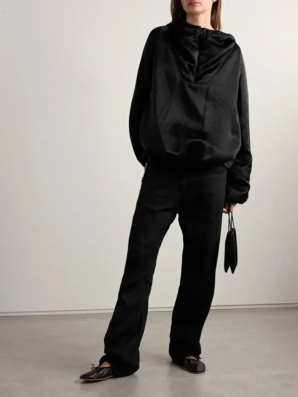 THE ROW Garel Satin Hoodie