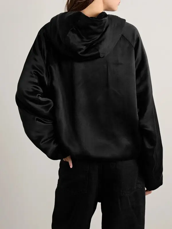 THE ROW Garel Satin Hoodie
