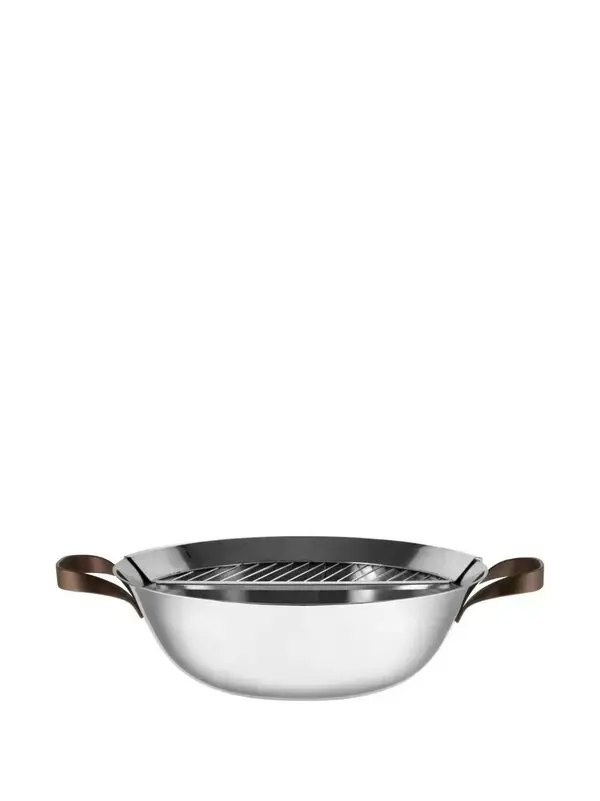 ALESSI Edo Wok Pan - Silver