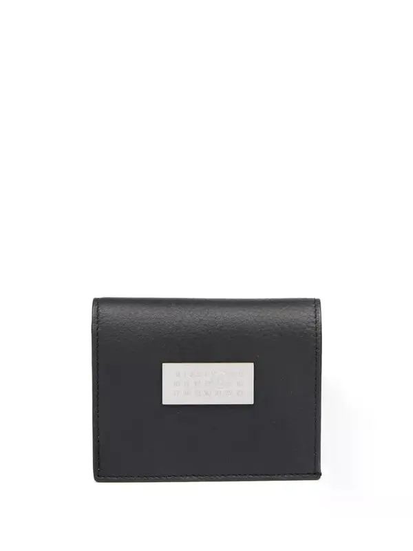 MAISON MARGIELA Numeric Bi-fold Leather Wallet - Black