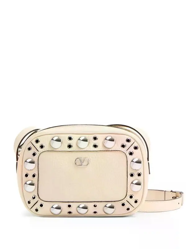 Valentino Garavani Studded Cross Body Bag - Neutrals
