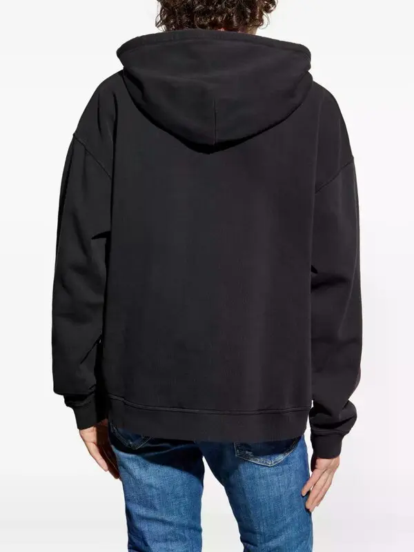 Dsquared2 Kangaroo-pocket Drawstring Hoodie - Black
