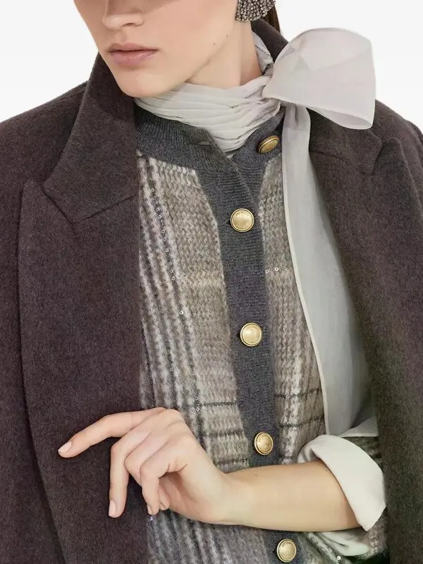 Brunello Cucinelli Double-breasted Belted Coat