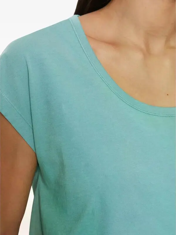 Marc O'polo Scoop Neck Cap Sleeve T-shirt - Blue