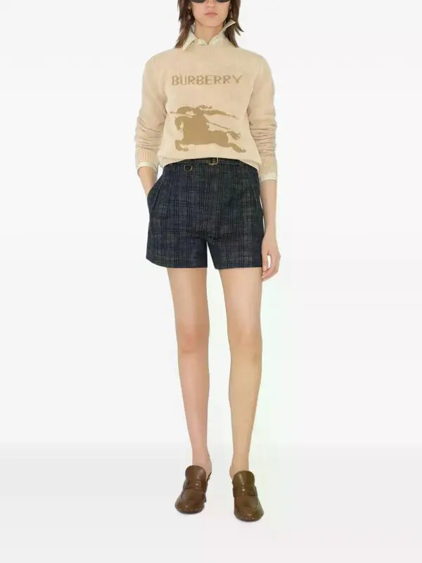 Burberry Intarsia-knit Logo Sweater