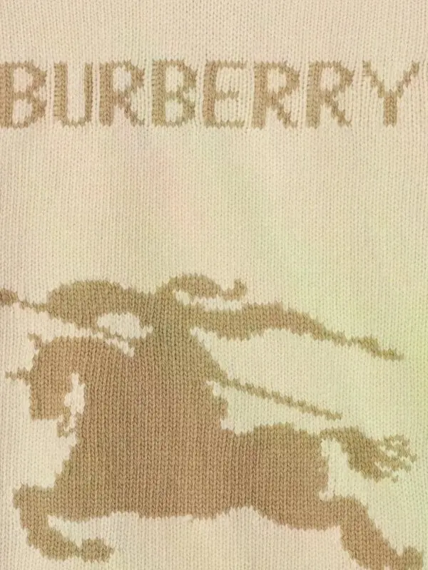 Burberry Intarsia-knit Logo Sweater