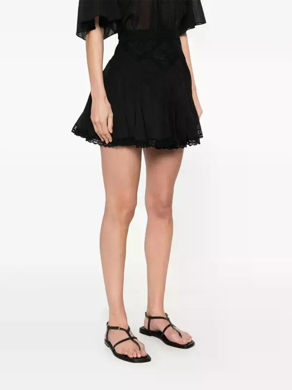 MARANT ETOILE Goldie Mini Skirt - Black