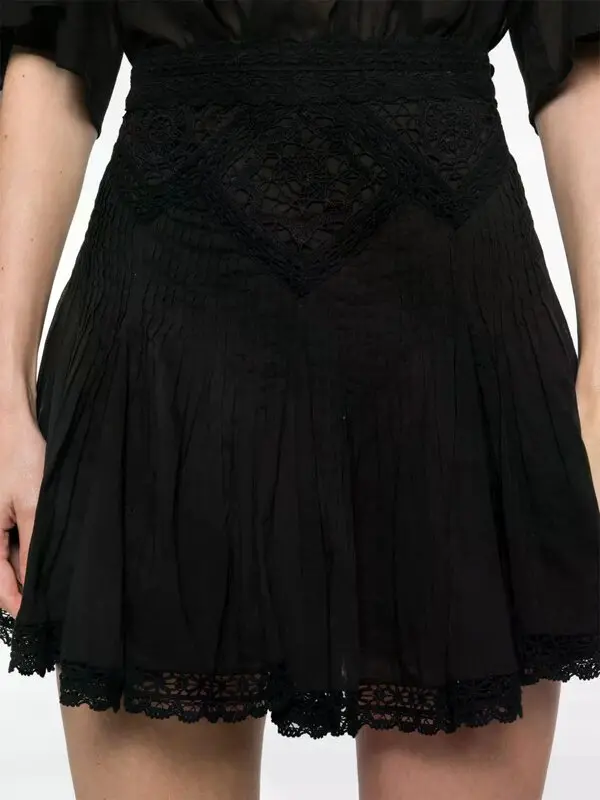MARANT ETOILE Goldie Mini Skirt - Black
