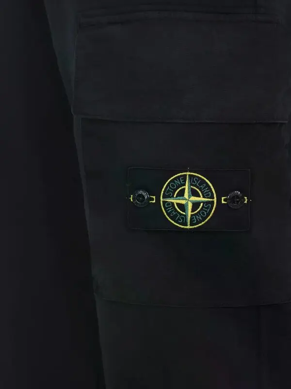 Stone Island Patch-pocket Track Pants - Black