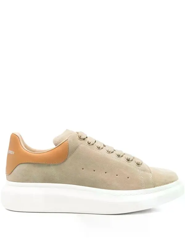 Alexander McQueen Oversized Suede Sneakers - Brown