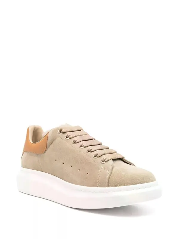 Alexander McQueen Oversized Suede Sneakers - Brown