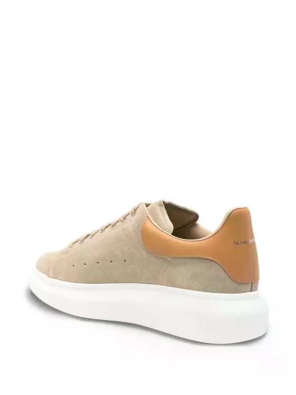 Alexander McQueen Oversized Suede Sneakers - Brown