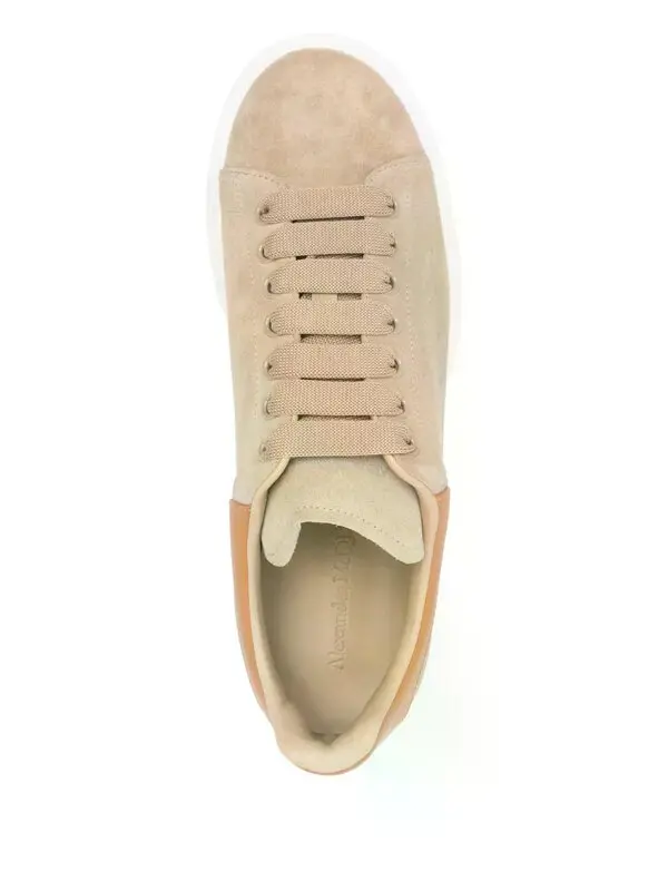 Alexander McQueen Oversized Suede Sneakers - Brown