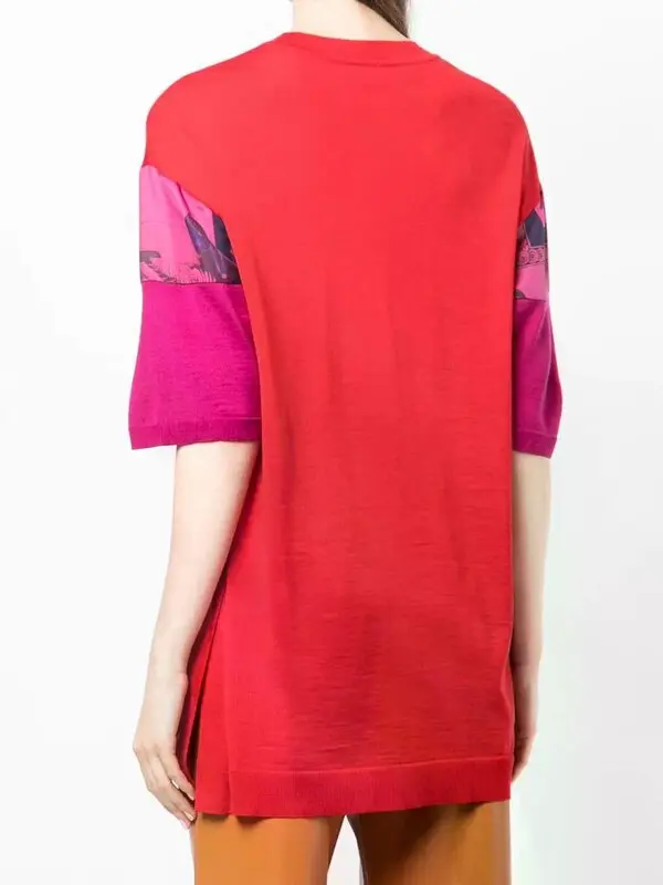 FERRAGAMO Heritage Print Long T-shirt