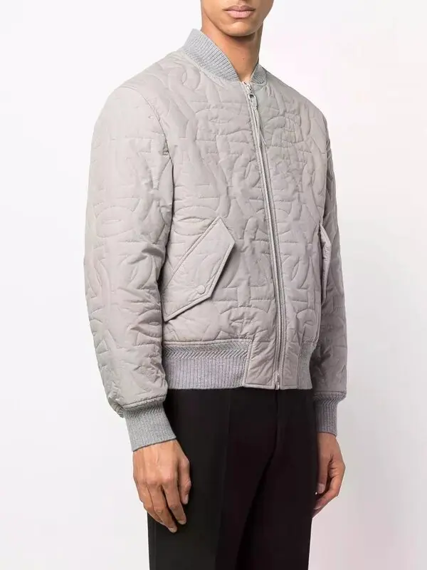 FERRAGAMO Gancini Print Bomber Jacket